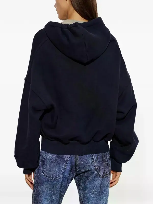 AVAVAV Logo-embroidered Zip-up Hoodie