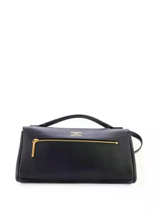 Balenciaga Bel Air Top Handle Flap Leather Shoulder Bag