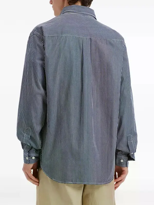 CHOCOOLATE Striped Button-down Shirt