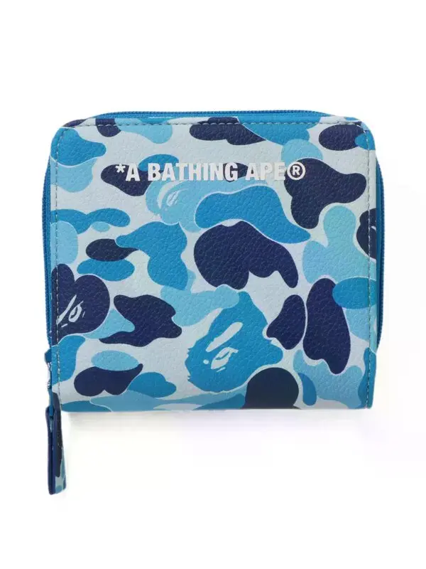 A BATHING APE Abc Camo Wallet - Blue