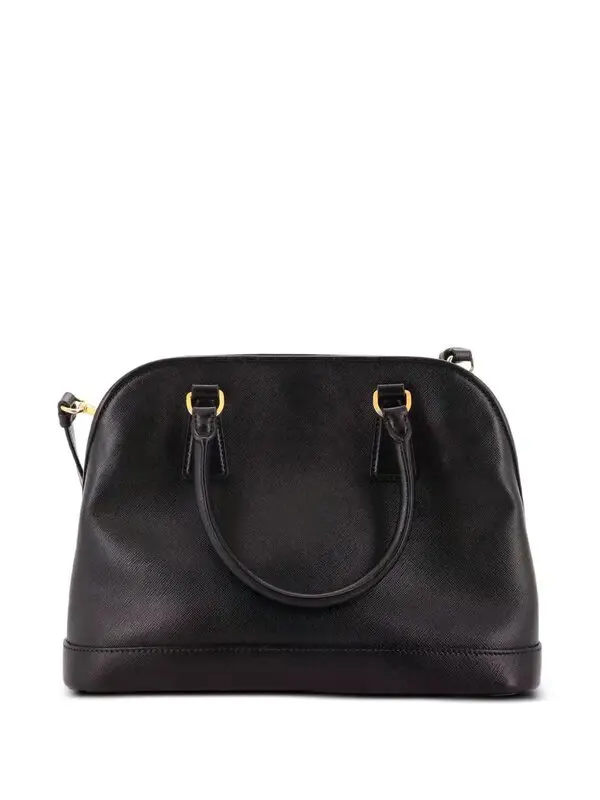 Prada Open Promenade Saffiano Leather Tote - Black
