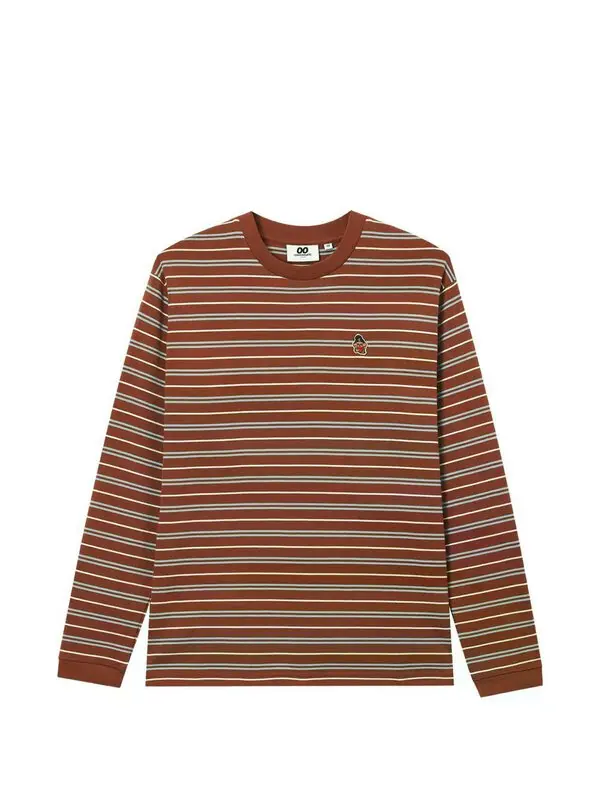 CHOCOOLATE Striped Long-sleeve T-shirt