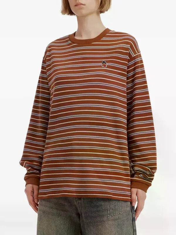 CHOCOOLATE Striped Long-sleeve T-shirt