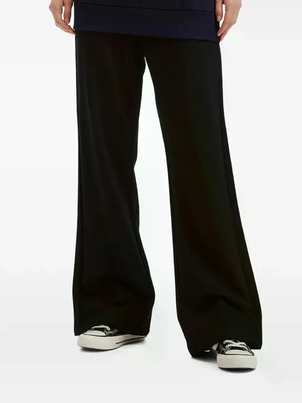 CHOCOOLATE Logo-patch Wide-leg Track Pants