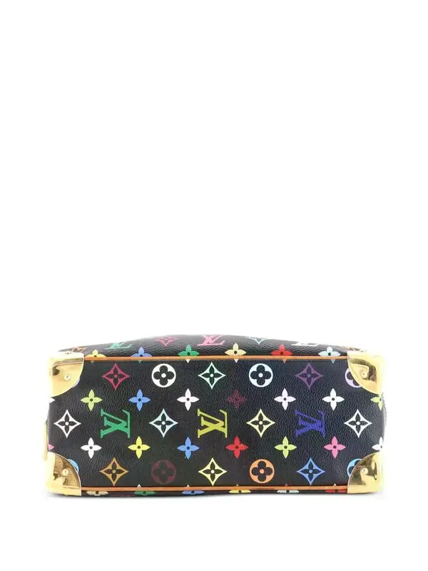 LOUIS VUITTON Monogram Multicolor Trouville Handbag Satchel - Black