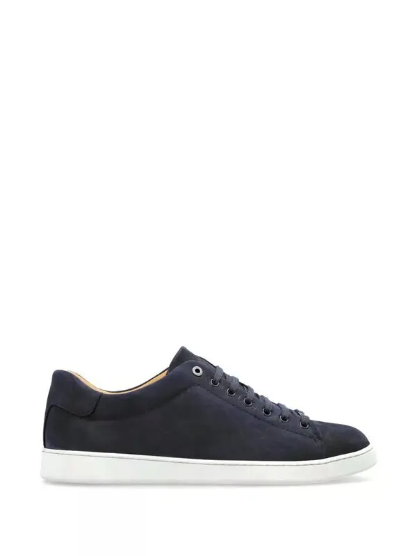 Brioni Low-top Suede Sneakers - Blue