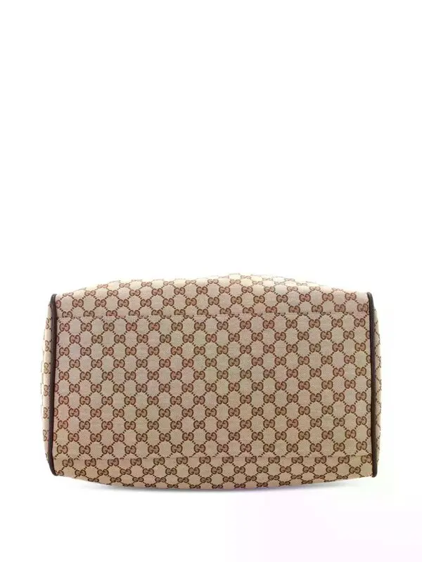 Gucci Gg Canvas Travel Bag - Brown