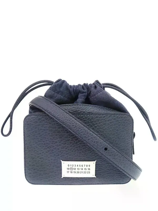 MAISON MARGIELA Grained Calfskin 5ac Camera Cross Body Bag - Blue