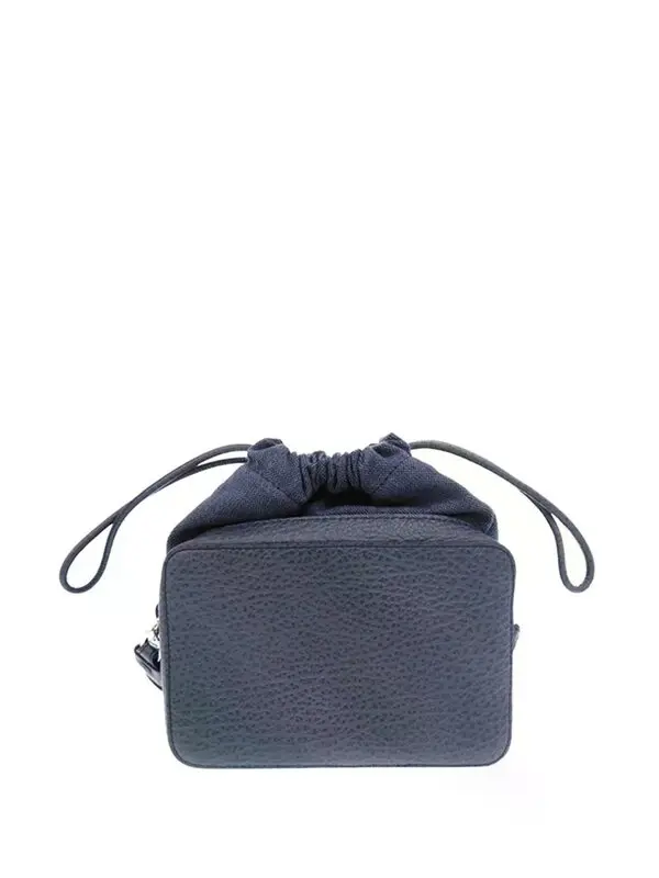 MAISON MARGIELA Grained Calfskin 5ac Camera Cross Body Bag - Blue