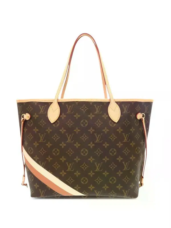 LOUIS VUITTON 2021-2026 Mon Monogram Neverfull Mm Tote Bag