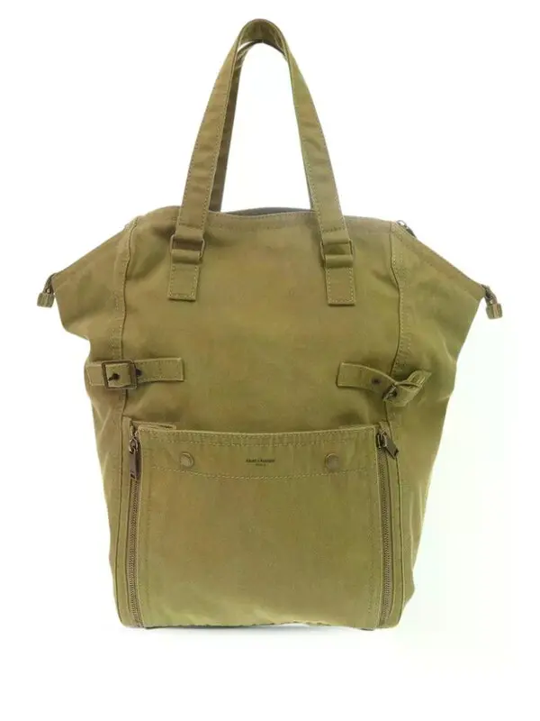 Saint Laurent Canvas Downtown Tote Bag