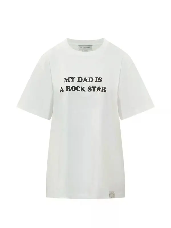 Stella McCartney Slogan-print Cotton T-shirt