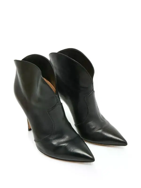 GIANVITO ROSSI Mable Pointed-toe Ankle Boots