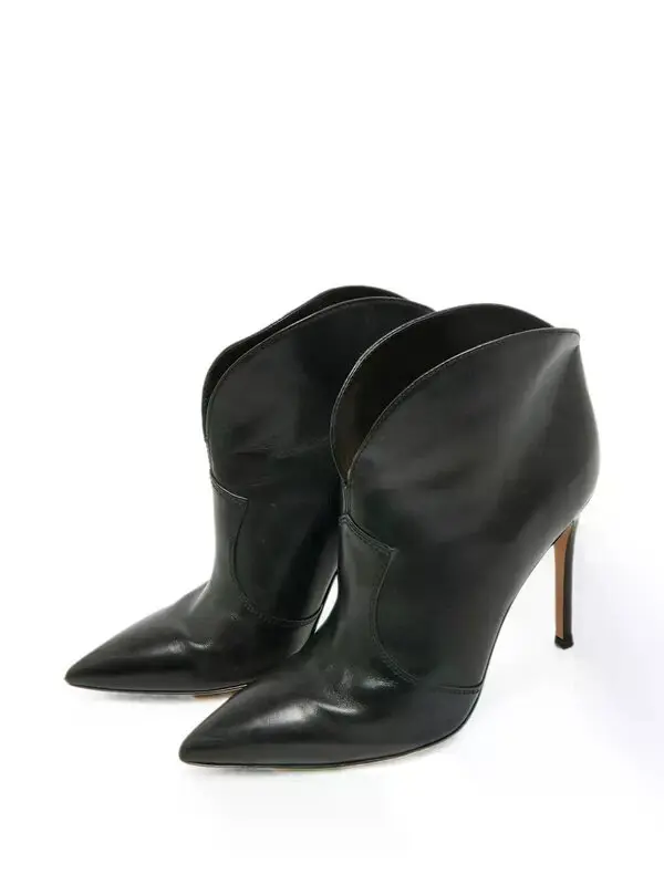 GIANVITO ROSSI Mable Pointed-toe Ankle Boots