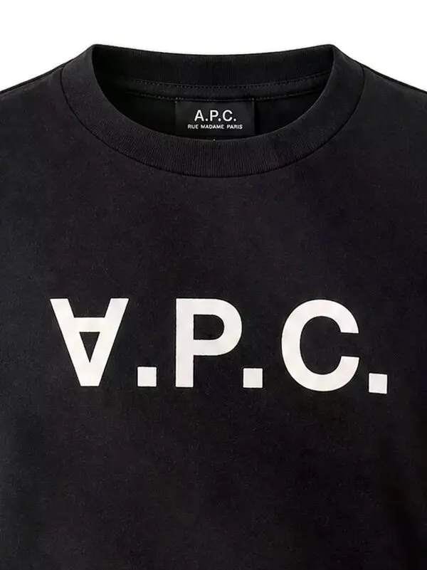 A.p.c. Logo-print T-shirt - Blue