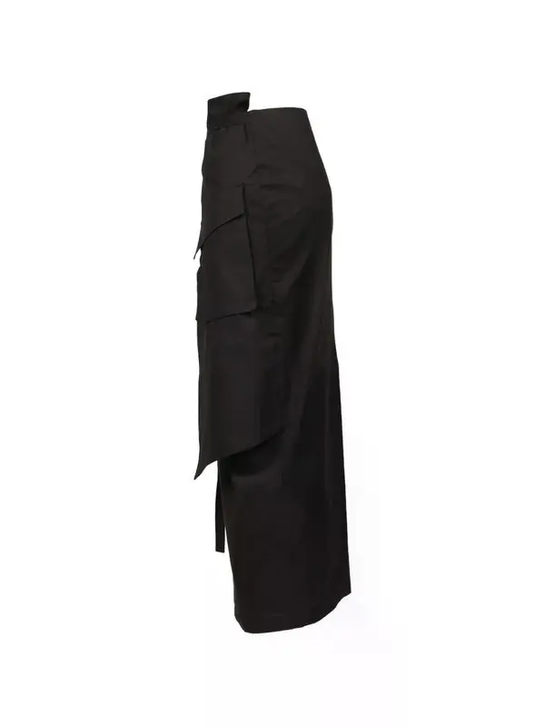 BOHEMSEO Buckle-detail Wrap Midi Skirt
