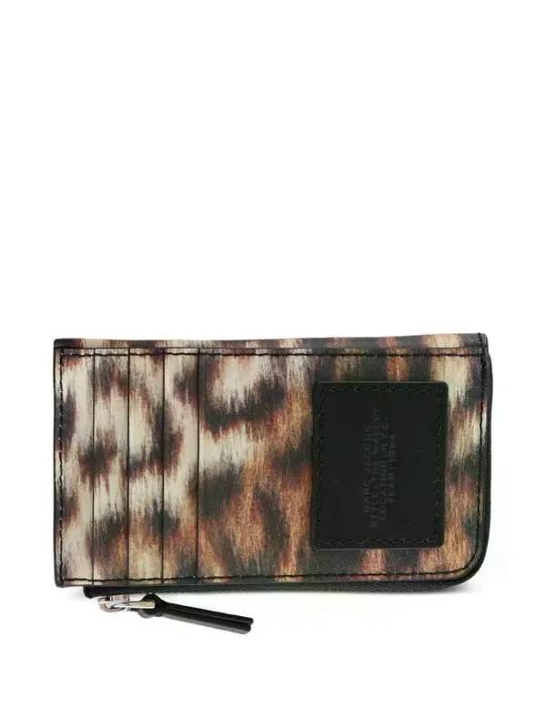 Marc Jacobs Leopard-print Leather Wallet