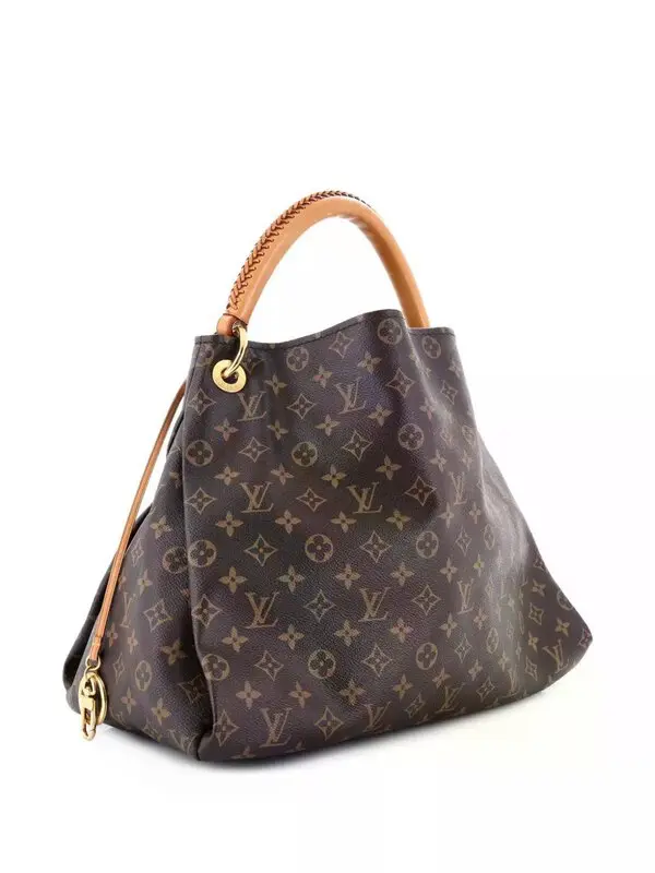 LOUIS VUITTON Artsy Monogram Canvas Hobo Bag - Brown