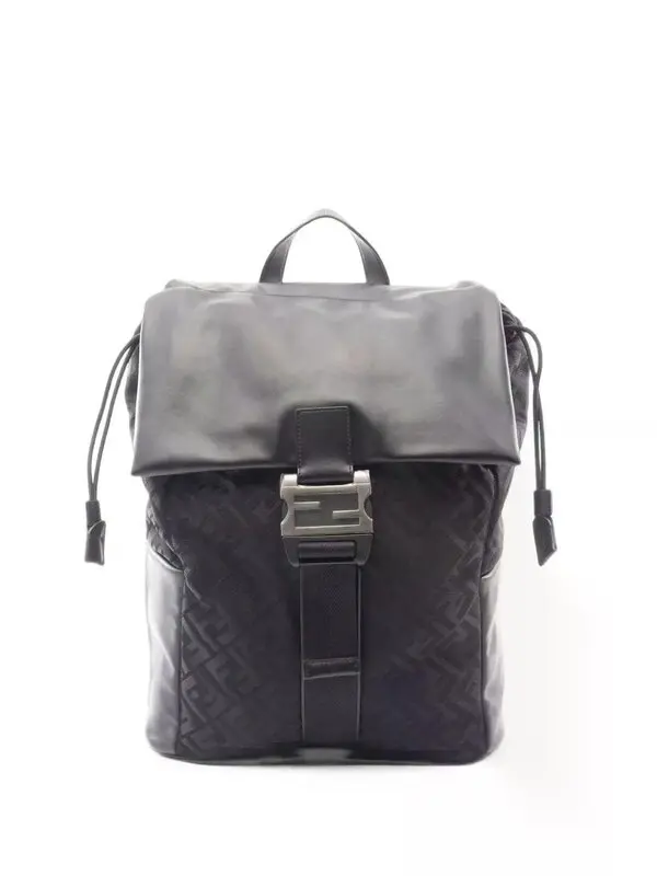 Fendi Flux Buckle Backpack