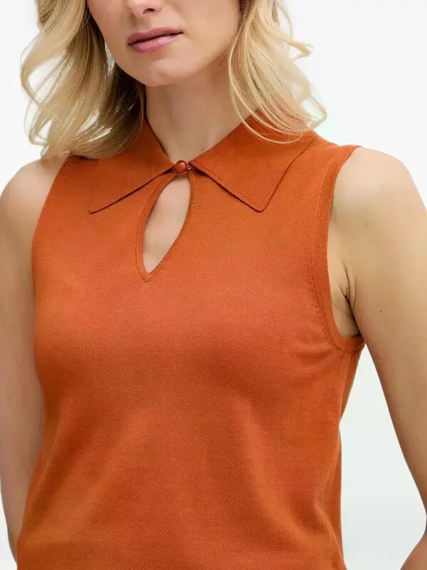 Sisley Keyhole-detail Sleeveless Top