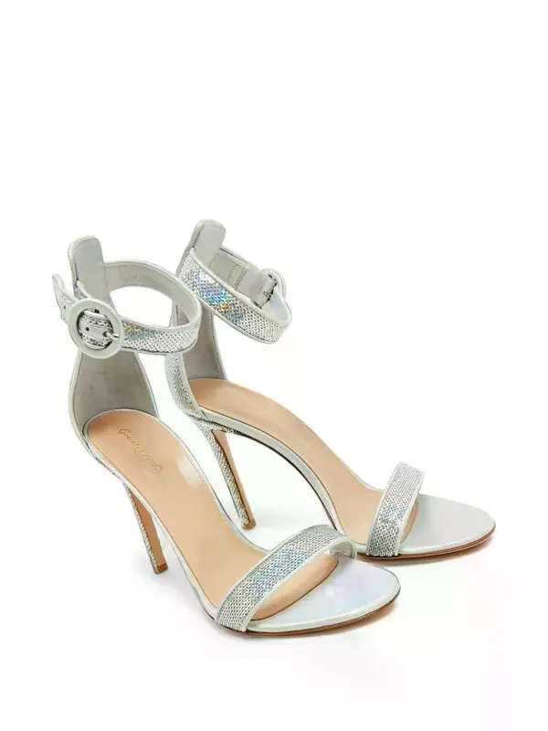 GIANVITO ROSSI Portofino Sequin-embellished Sandals