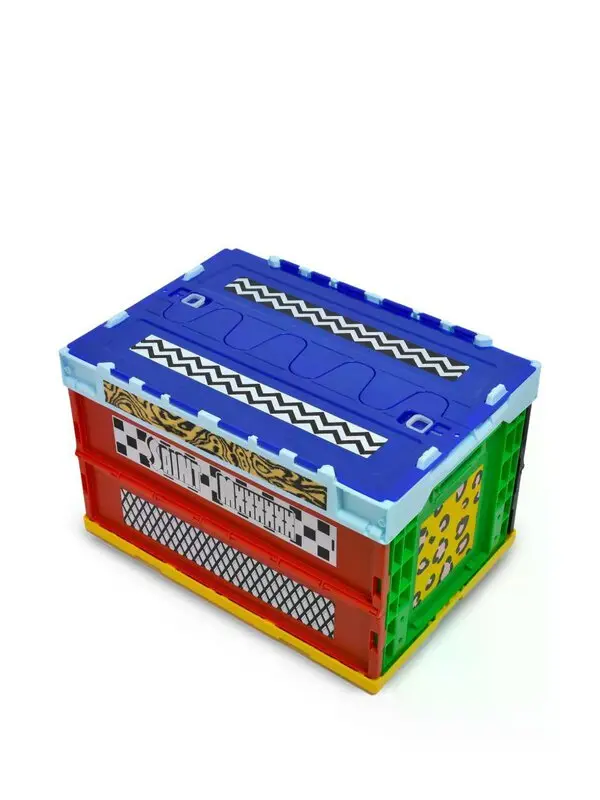 SAINT MXXXXXX St. Michael Mix-print Foldable Storage Box - Blue