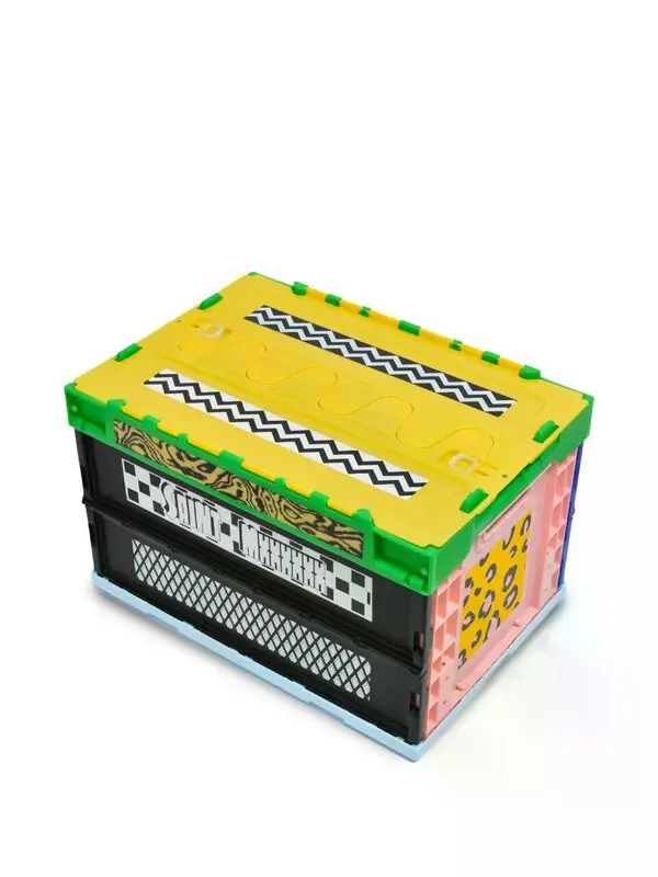 SAINT MXXXXXX Mix-print Foldable Storage Box - Yellow