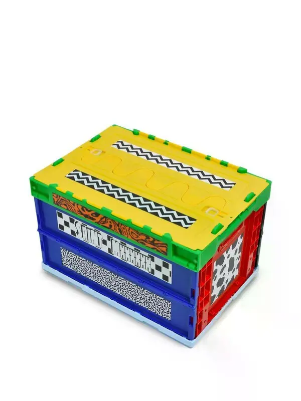 SAINT MXXXXXX Mix-print Foldable Storage Box - Yellow