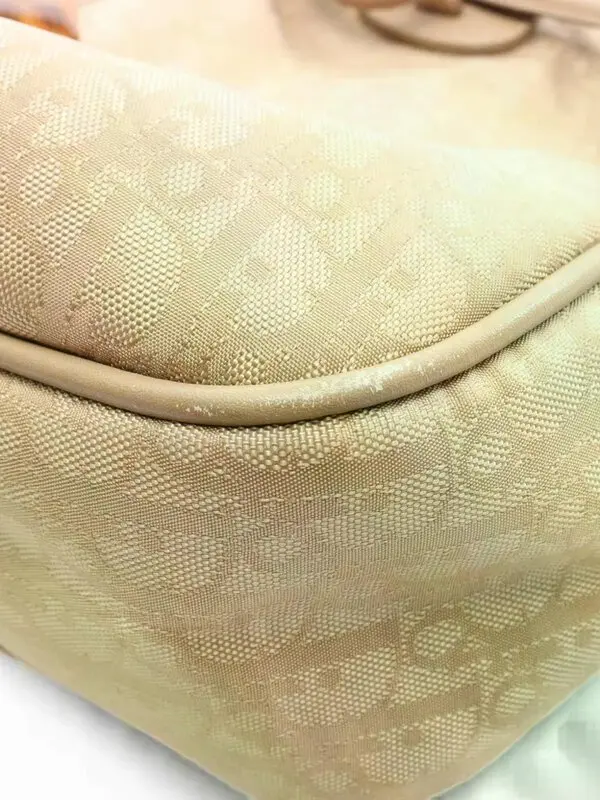 Dior 2000s Trotter Bow-detail Tote Bag