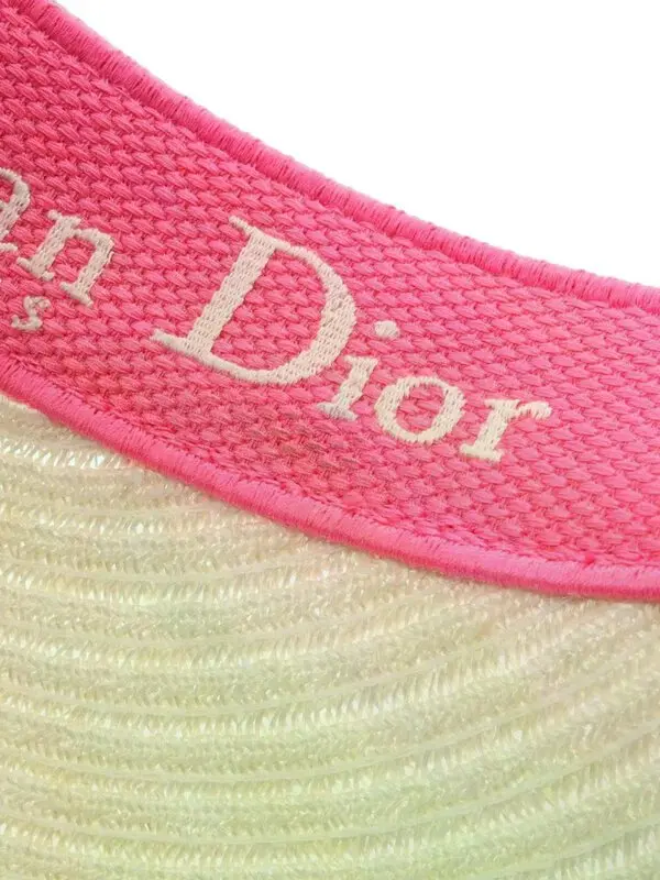 Dior 2000s Logo-embroidered Sun Visor