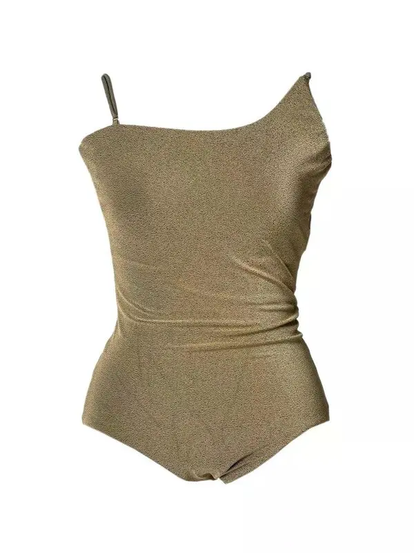 MULLER OF YOSHIOKUBO Terra Asymmetric Swimsuit - Brown