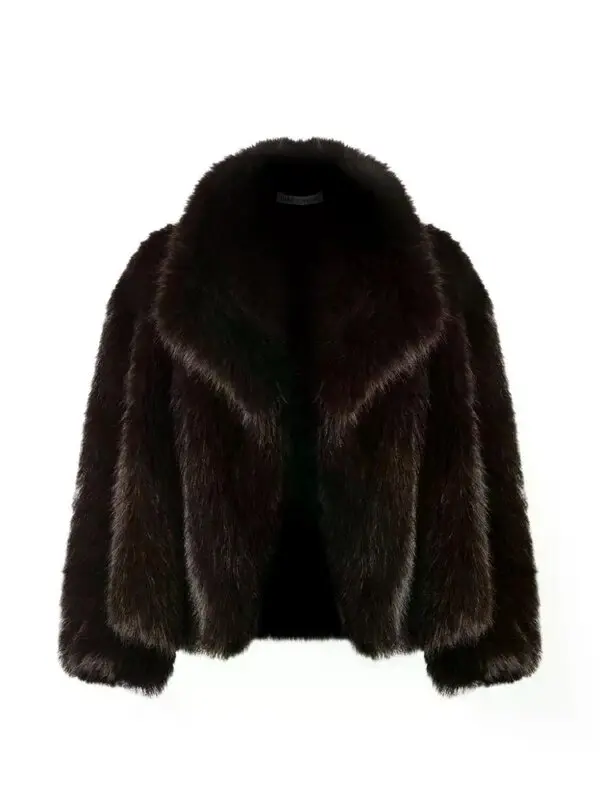 NINEMINUTES The Marylin 25 Faux-fur Coat - Brown