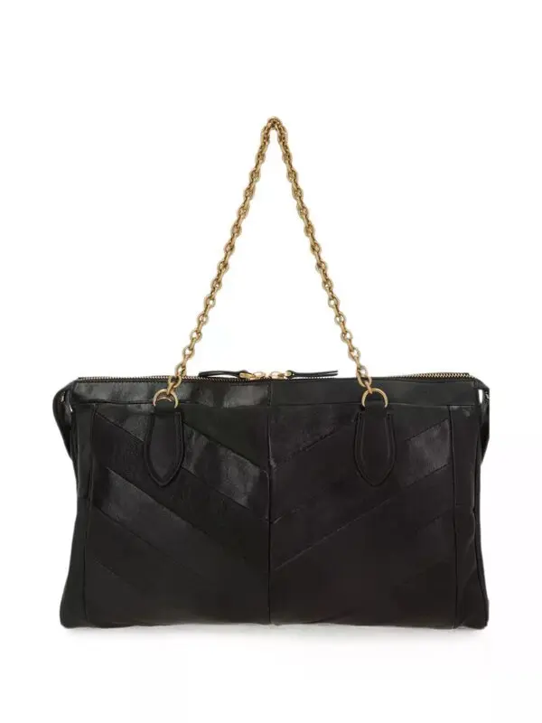 Valentino Garavani Panthea Shoulder Bag In Nappa Leather With Chevron Pattern