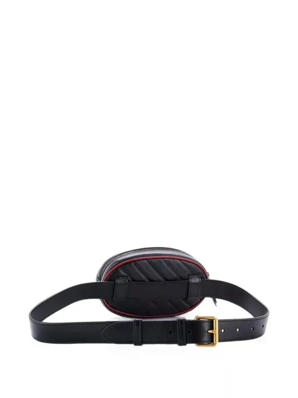 Gucci Gg Marmont Diagonal Quilted Leather Belt Bag