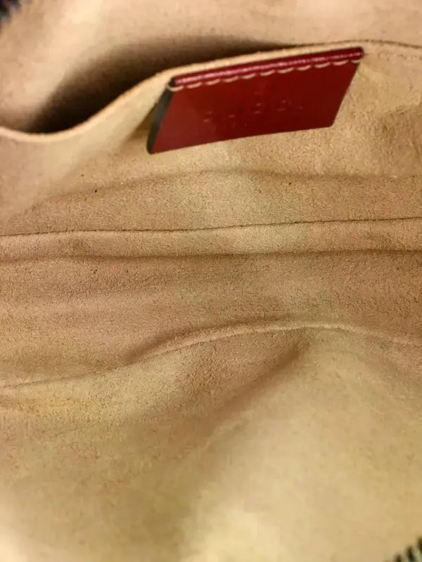 Gucci Gg Marmont Diagonal Quilted Leather Belt Bag