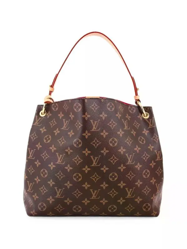 LOUIS VUITTON Graceful Handbag Monogram Canvas Pm Hobo Bag