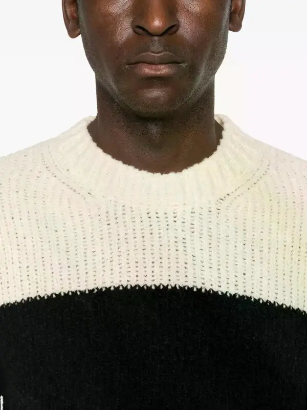 Moncler Bouclé-knit Striped Sweater
