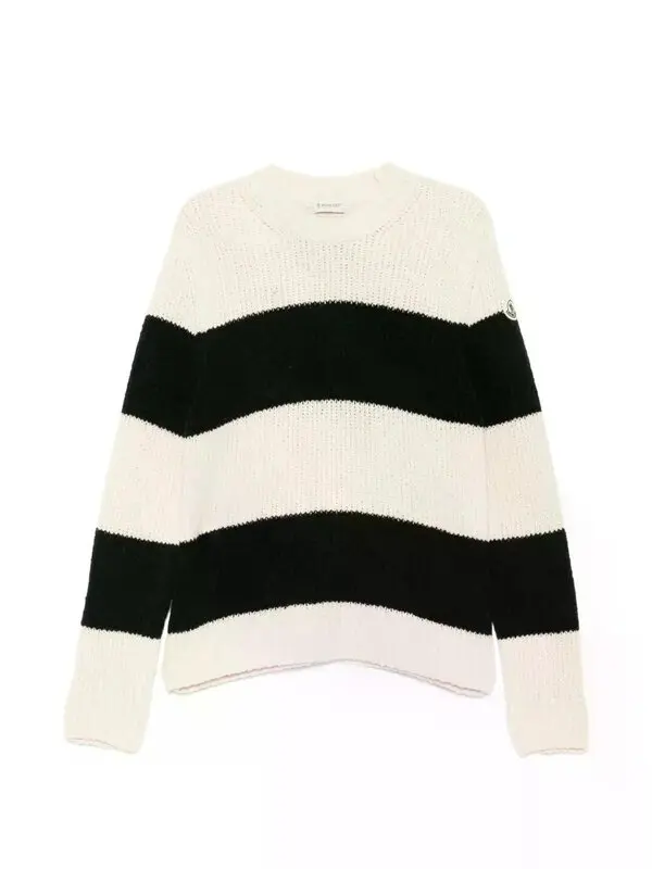 Moncler Bouclé-knit Sweater - Neutrals