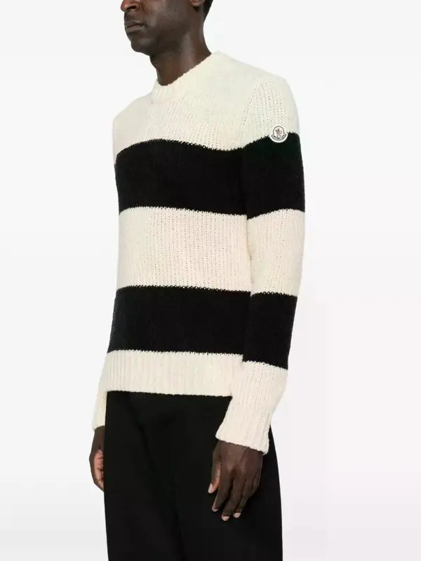 Moncler Bouclé-knit Sweater - Neutrals