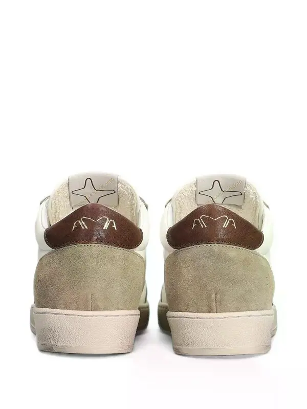 AMA-BRAND Star-patch Panelled Sneakers