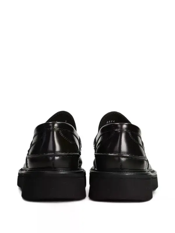 GREEN GEORGE Leather Penny Loafers