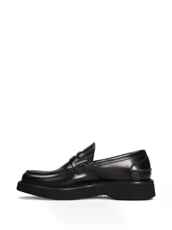 GREEN GEORGE Leather Penny Loafers