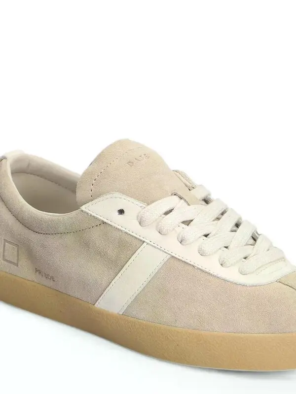 D.a.t.e. Suede Panelled Low Top Sneakers