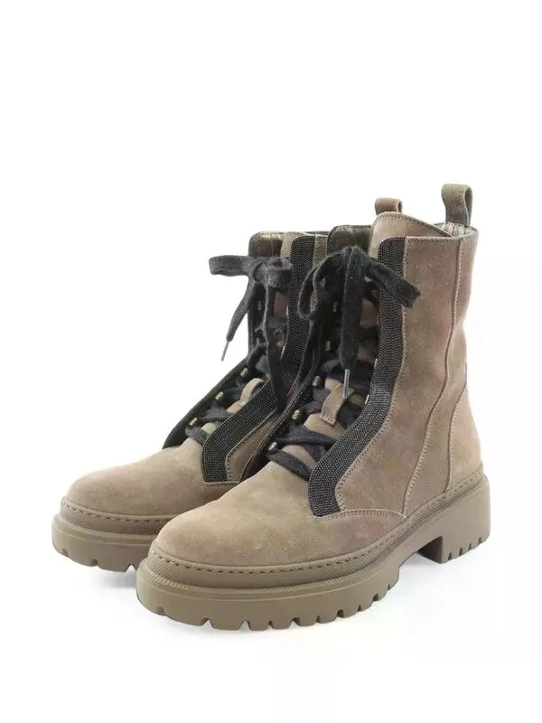 Brunello Cucinelli 2010s Side-zip Boots - Neutrals