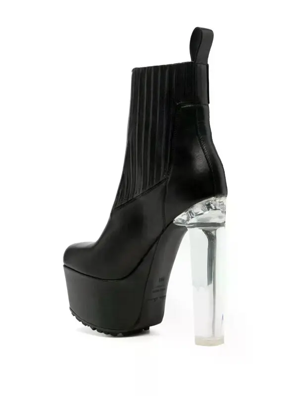 Rick Owens Kiss Platform Ankle Boots