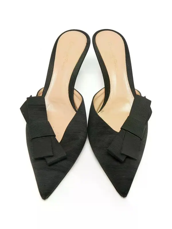 GIANVITO ROSSI Kyoto Bow-detail Mules