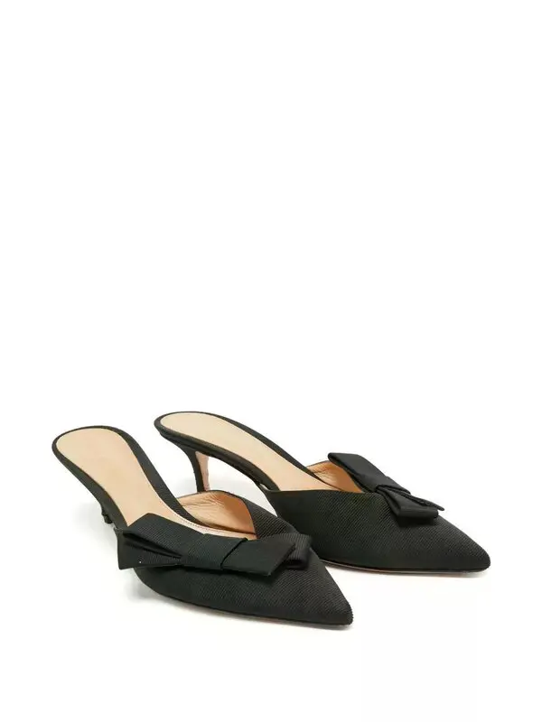 GIANVITO ROSSI Kyoto Bow-detail Mules