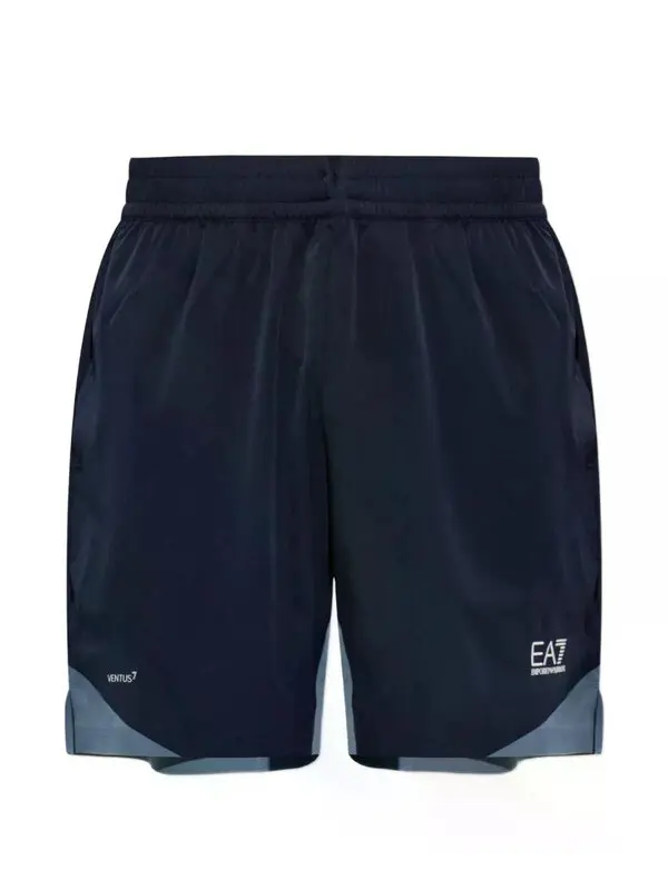 EA7 Logo-print Shorts