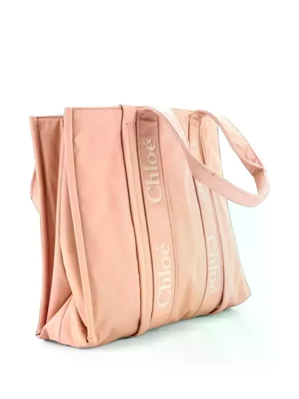 Chloé Woody Recycled Nylon Large Tote Bag