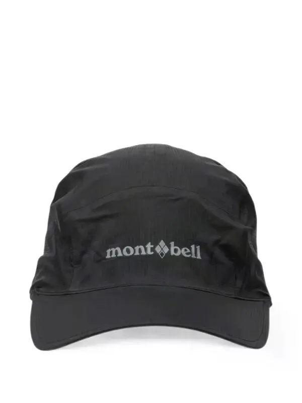MONTBELL Logo-print Panelled Cap - Black